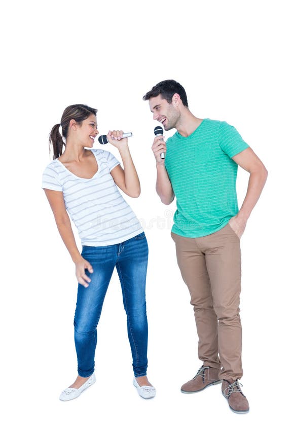 Two Friends Singing on Micro Stock Photo - Image of indian, adult: 54771382