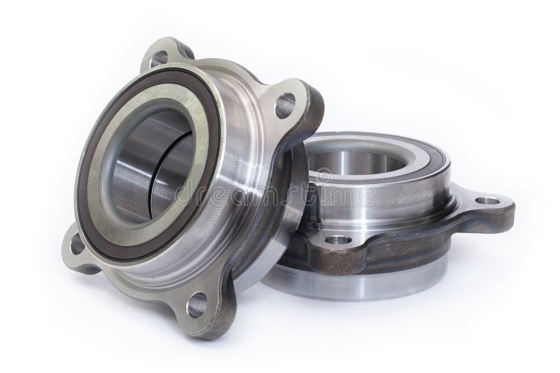 Two Front Hub Bearings: Left and Right Stock Image - Image of industry ...