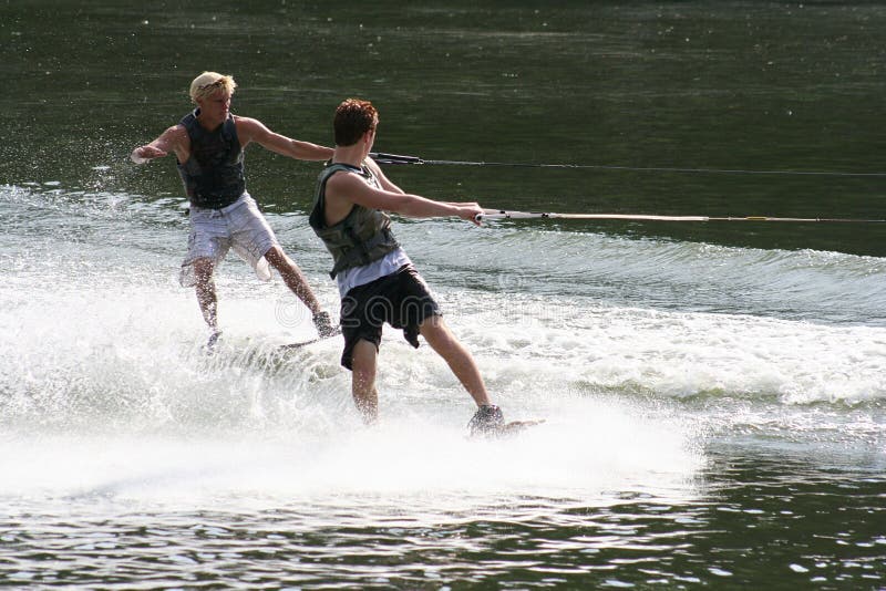 Two Fun stock image. Image of splash, outdoors, skill - 4417469