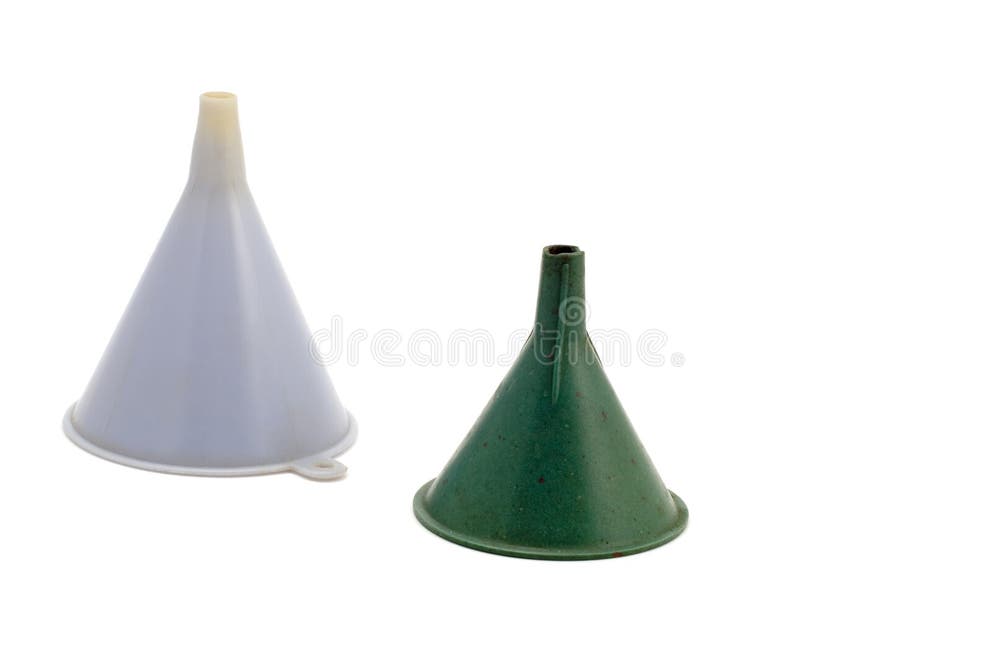 Two funnel stock photo. Image of pour, conduct, funnel - 5213218