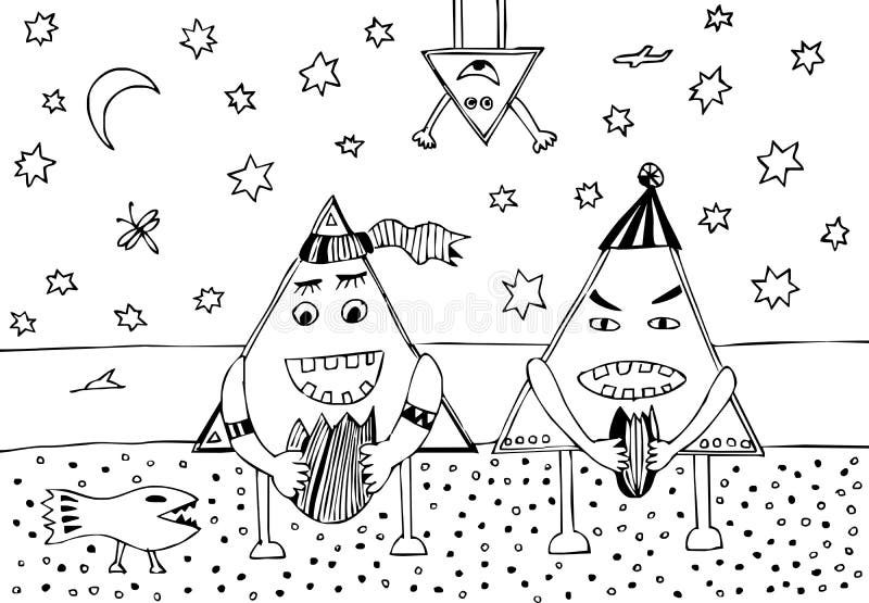 Cartoon Eating Moon Stock Illustrations – 327 Cartoon Eating Moon Stock ...