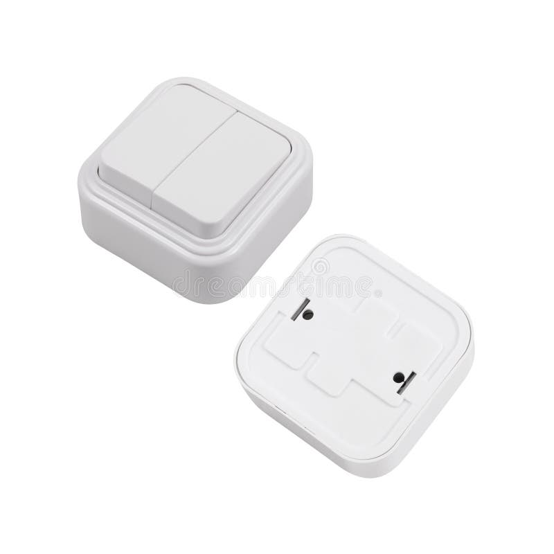 Light Switch on White Background Stock Photo - Image of contemporary ...