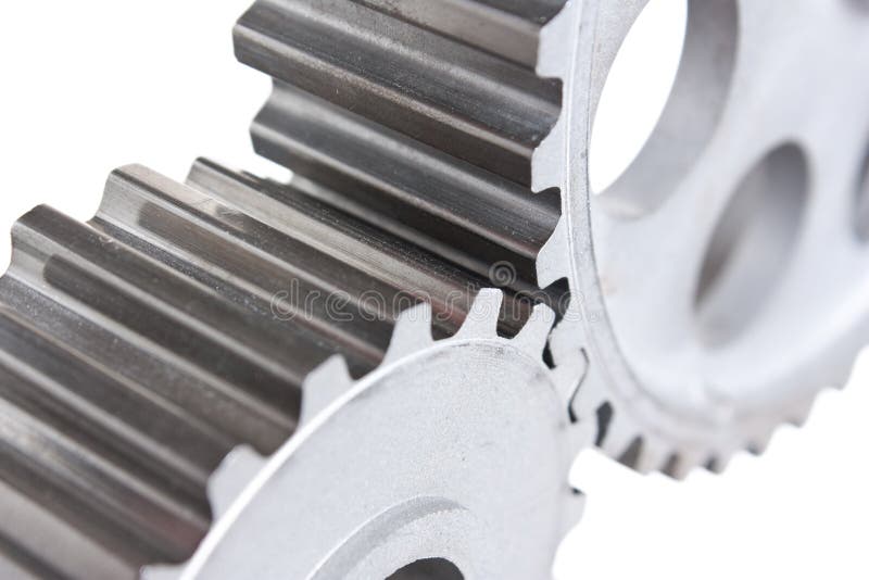 Two gear coupled stock photo. Image of work, mechanical - 67142852