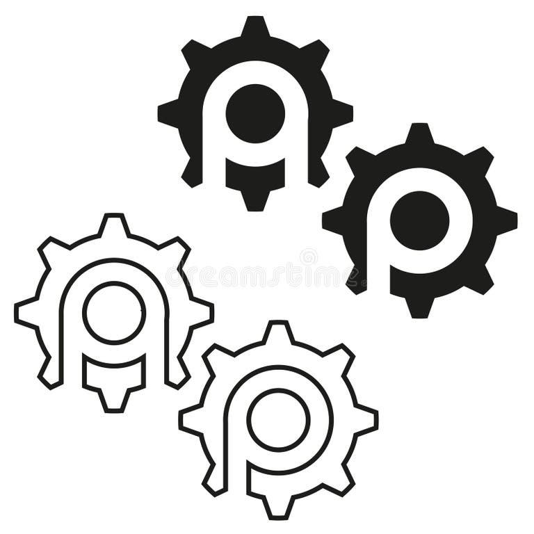 Gear Industrial Icon Stock Illustrations – 95,660 Gear Industrial Icon ...