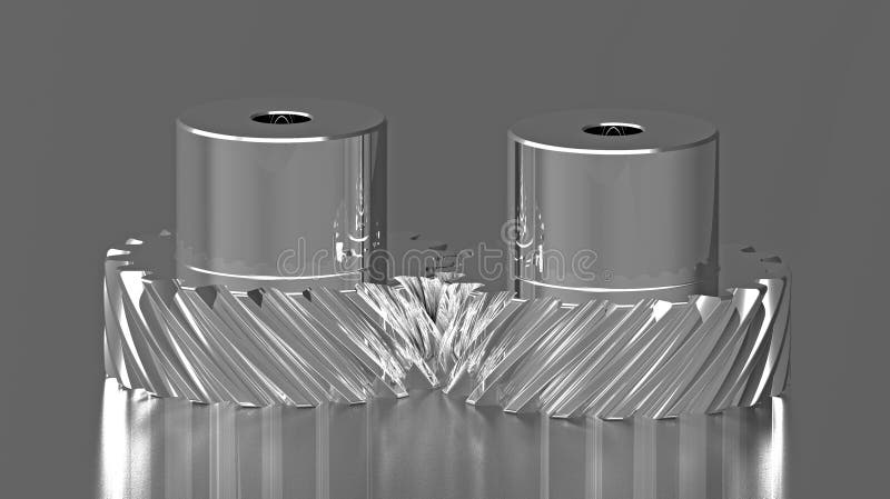 Two gears stock illustration. Illustration of wheel, concept - 21568848