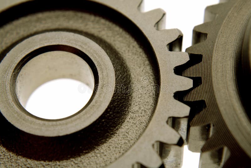 Two gears stock image. Image of studio, business, connect - 3547213