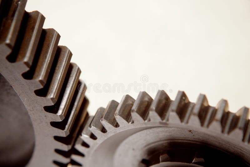 Two gears stock image. Image of life, studio, objects - 6781459