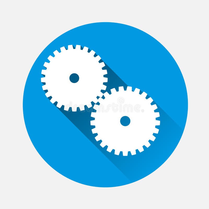 Gear Icon Two Gears Stock Illustrations – 757 Gear Icon Two Gears Stock ...