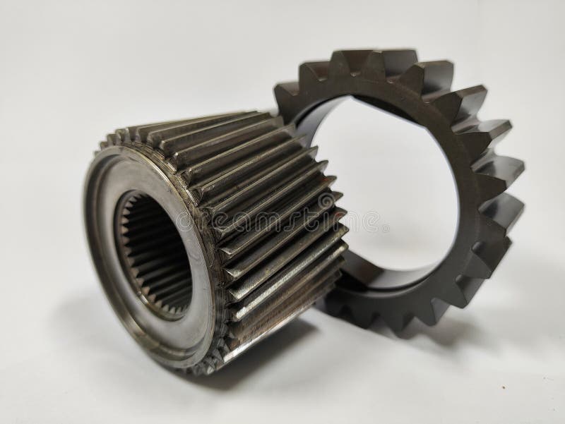 Two Gears of Distinct Shapes are Arranged Horizontally, Highlighting ...