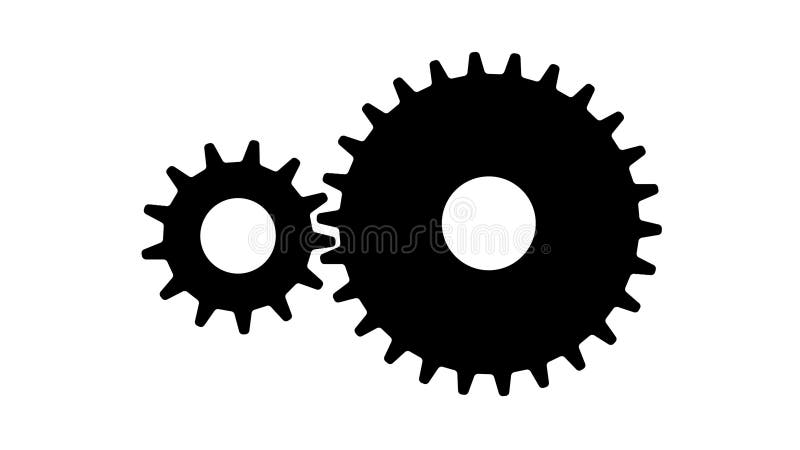Transmission Rotation of Time Machine Gear Mechanism of Gears Pinion on ...