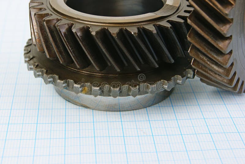 Two gears stock photo. Image of macro, industry, bond - 142757202