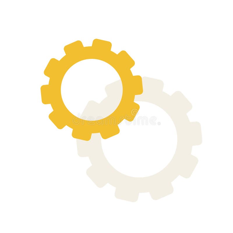 Gear Icon Two Gears Stock Illustrations – 757 Gear Icon Two Gears Stock ...
