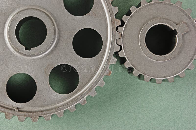 Two gears stock photo. Image of equipment, concept, life - 158340692