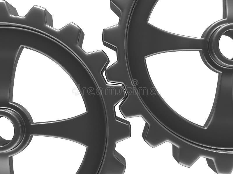 Two man with gears stock illustration. Illustration of machinery - 26996658