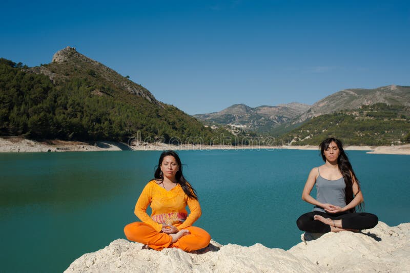 Two generations stock photo. Image of slim, mother, horizontal - 18973842