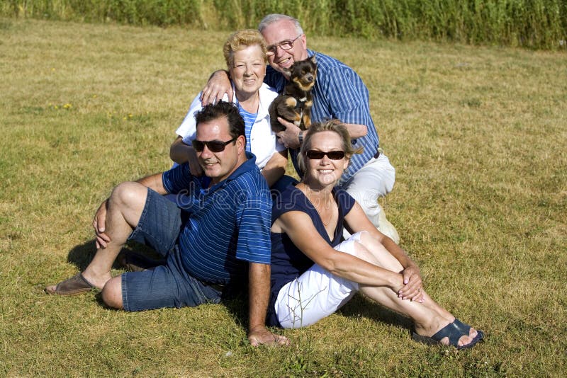 Family Generations Portrait Stock Photo - Image of love, couple: 3753048