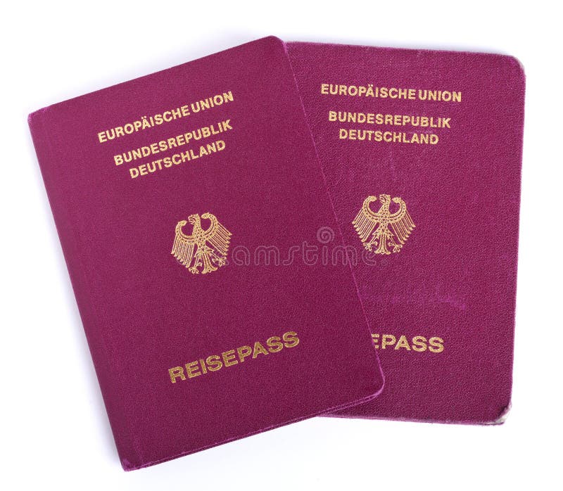 Isolated German Passport stock photo. Image of identity - 29909544