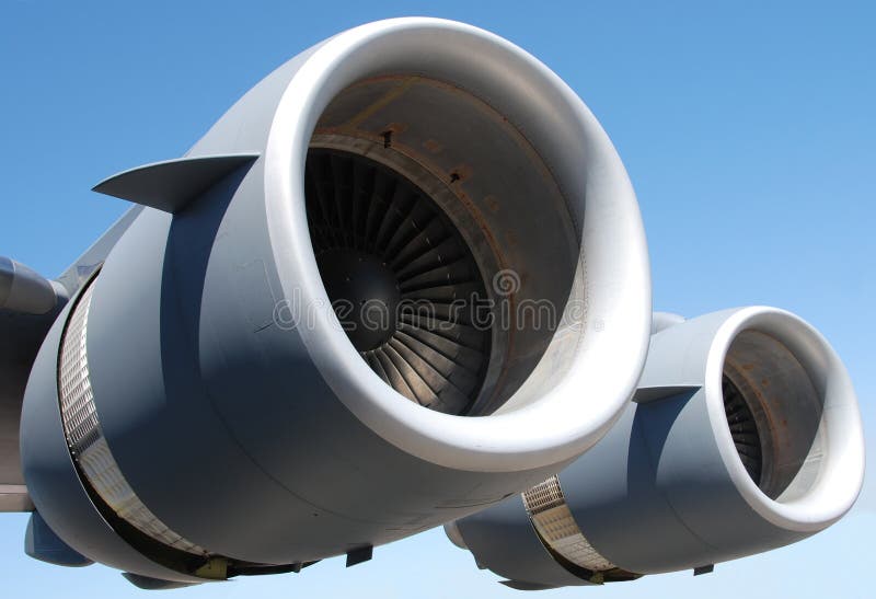Two giant jet engines stock photo. Image of power, aeronautical - 2161294