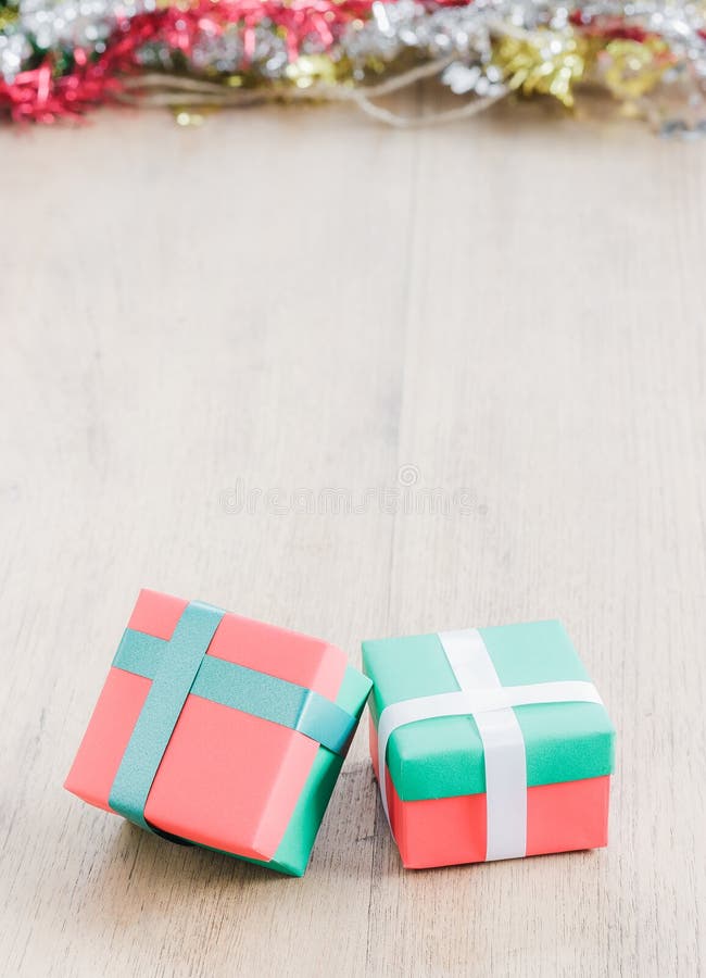Two gift box on table stock photo. Image of beautiful - 80391384