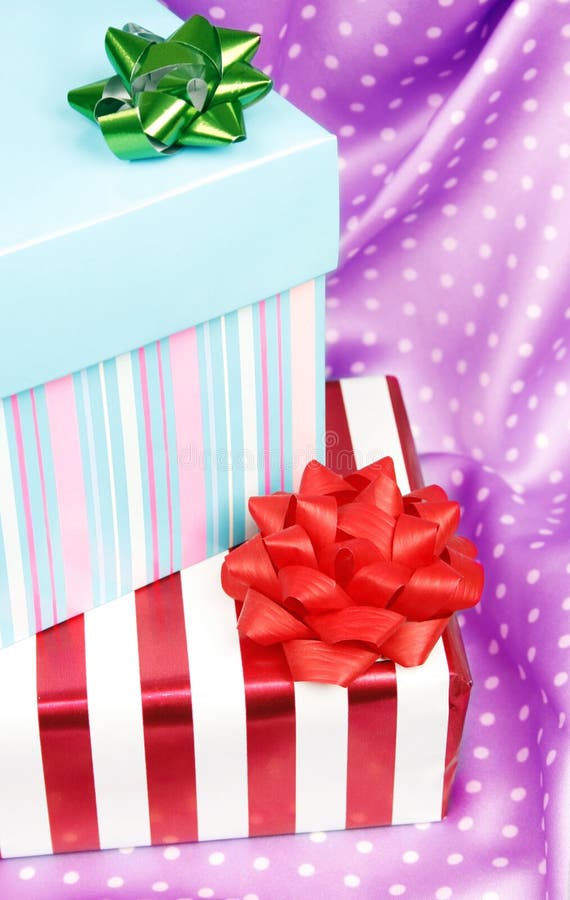 Two gifts stock photo. Image of beautiful, adorable, merchandise - 16437558