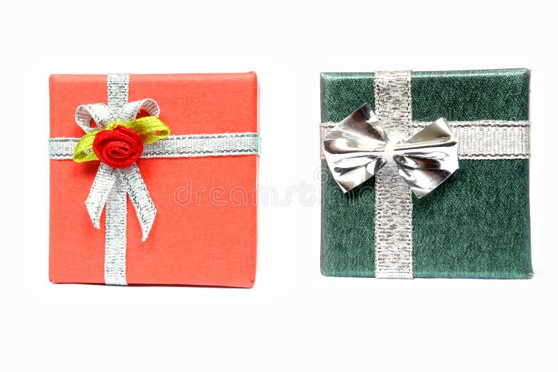 Two Gifts stock image. Image of isolated, gift, birthday - 305747