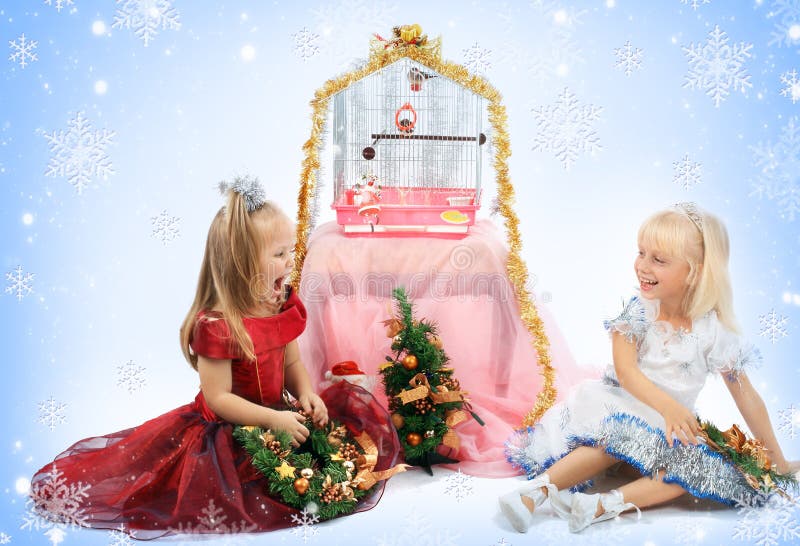 Two girl-friends stock photo. Image of fairy, face, princess - 7302912