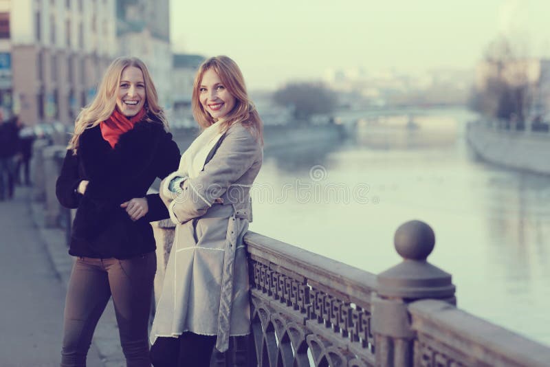 Two girlfriend stock photo. Image of girl, beautiful - 65820692