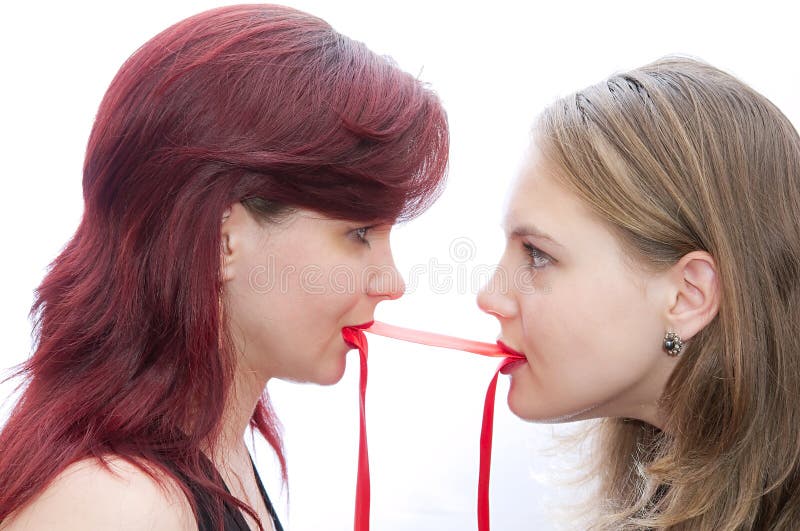 Two girls stock photo. Image of dividing, power, gripping - 2674722