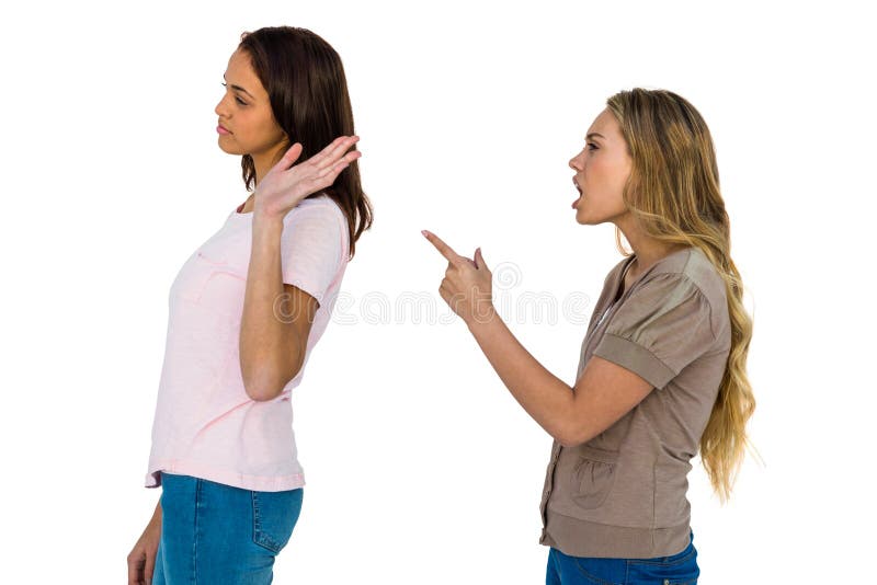Two Girls Arguing Pointing Stock Photos - Free & Royalty-Free Stock ...