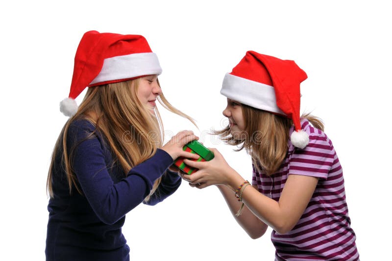 Girls Fighting Over Gift Stock Photos - Free & Royalty-Free Stock ...