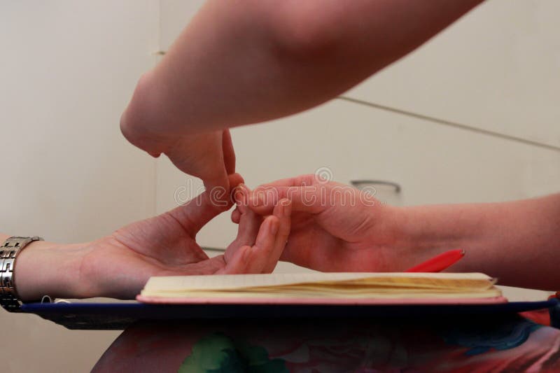 Two Girls Hold Hands on a Course on Teaching Esoteric Techniques. Check ...