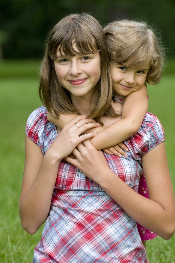 Two little girls stock photo. Image of pleasure, friendship - 15207820
