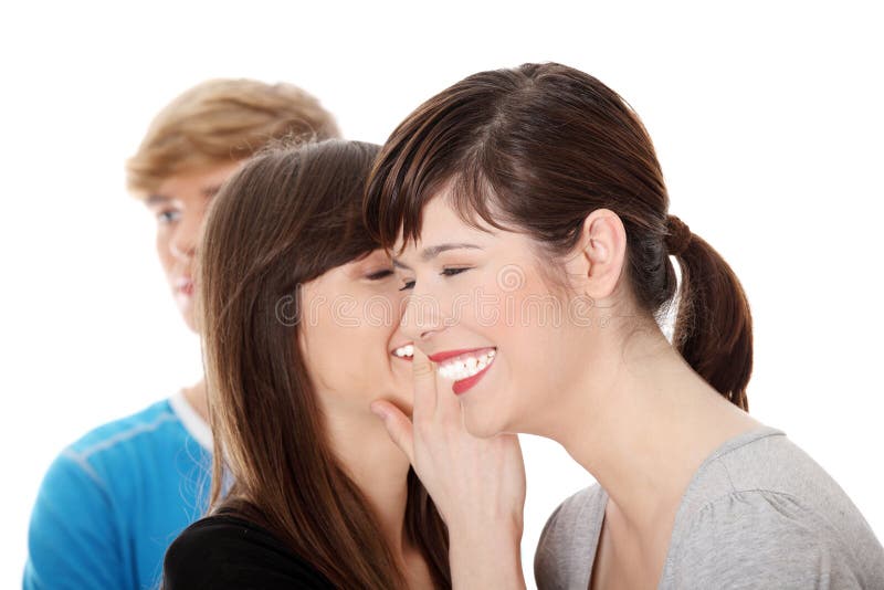 Girls Telling Secrets stock photo. Image of women, attractive - 1731454