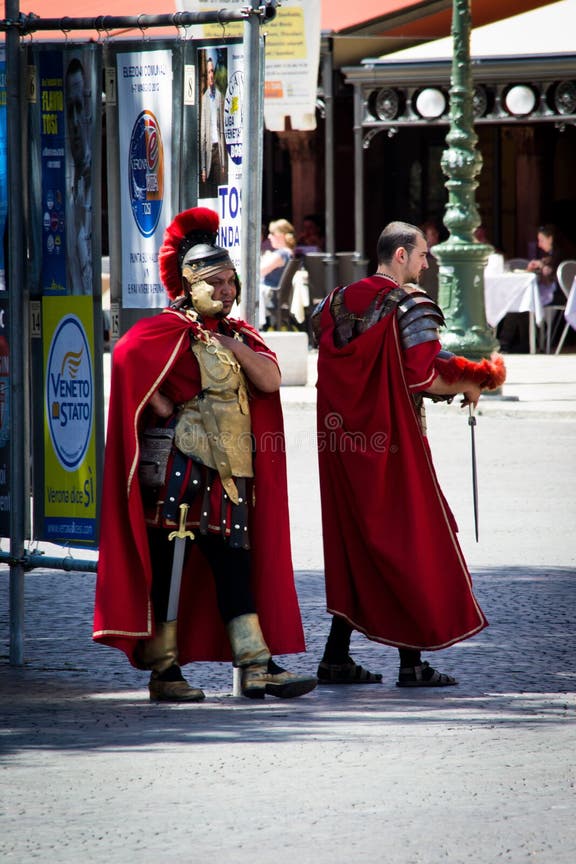 Two gladiators rest editorial stock image. Image of thinking - 24581459