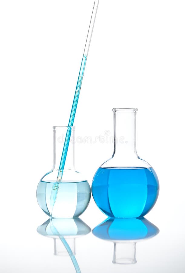 Glass Flasks, Science Laboratory Research and Development Concept ...