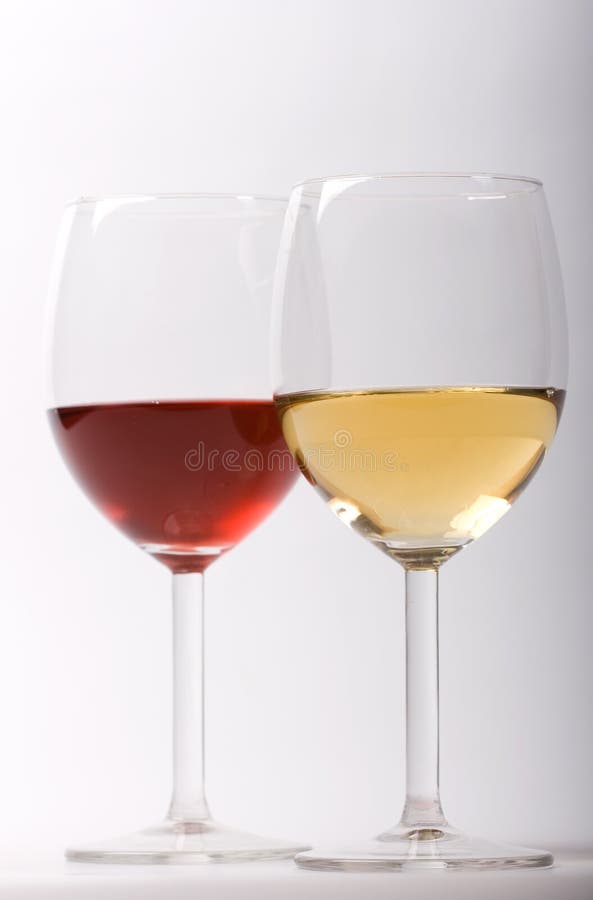 Two glasses with wine stock photo. Image of wine, drink - 7520094