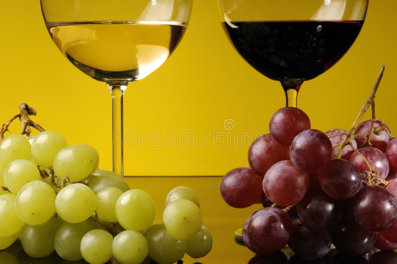 Two Glasses Of Wine Picture. Image: 8789302