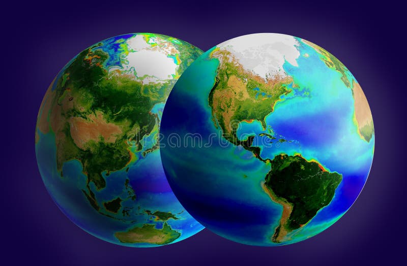 World map, 3D globe series stock vector. Illustration of shiny - 9343249