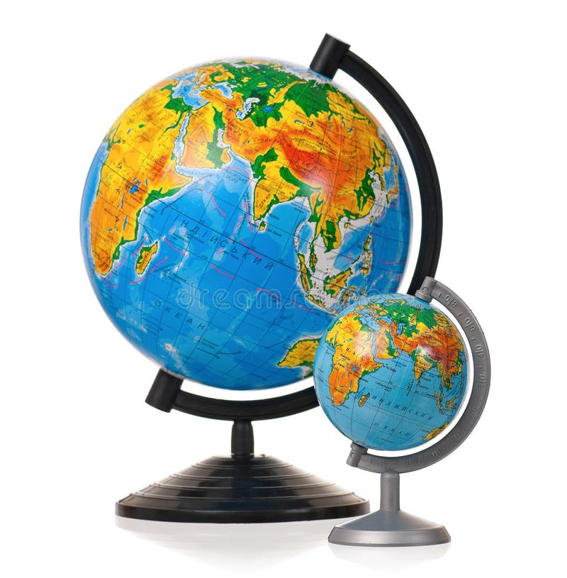 Two globes stock photo. Image of education, educational - 37360146