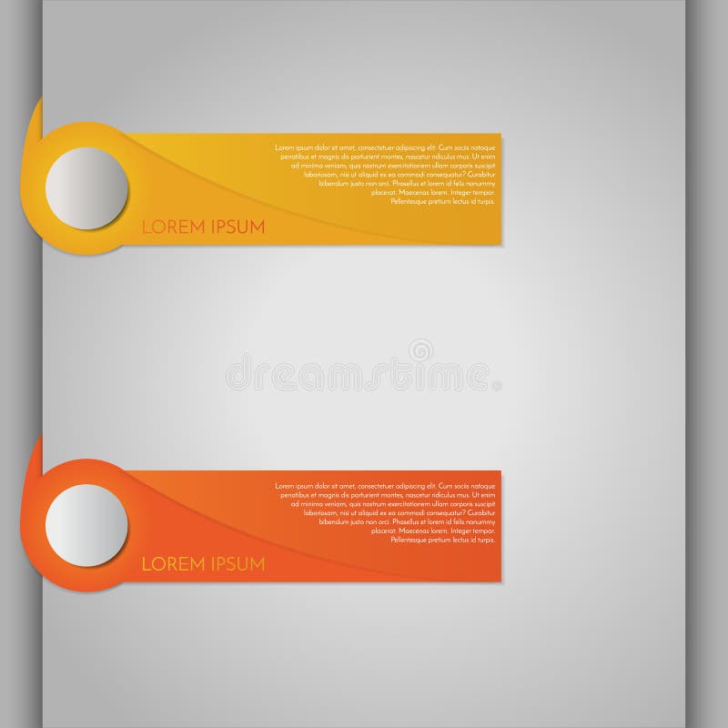 Two glossy banners. stock vector. Illustration of graphic - 72139692