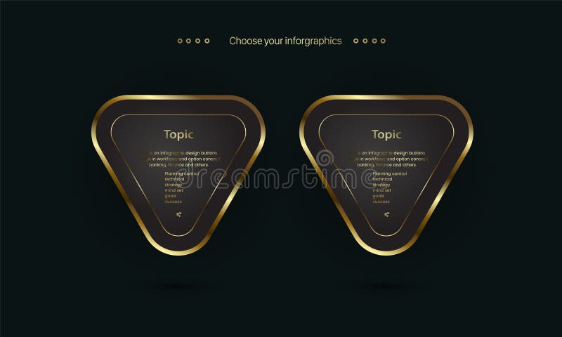 Premium Triangle Logo in Gold Metal Shape Design, Golden Triangle for ...