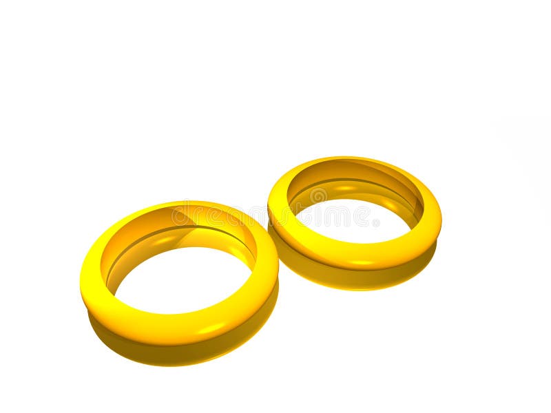 Two Gold Rings Picture. Image: 1811171