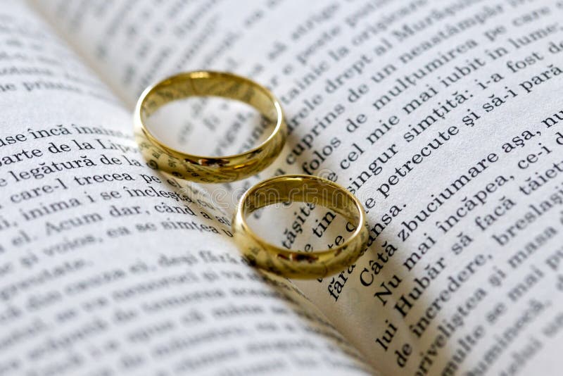 Two gold rings stock photo. Image of husband, married - 22471134