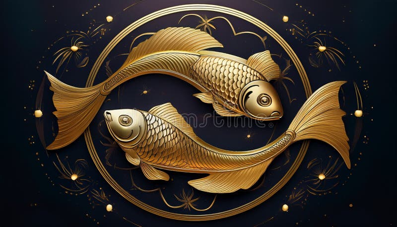 Zodiac sign pisces stock illustration. Illustration of screenshot ...