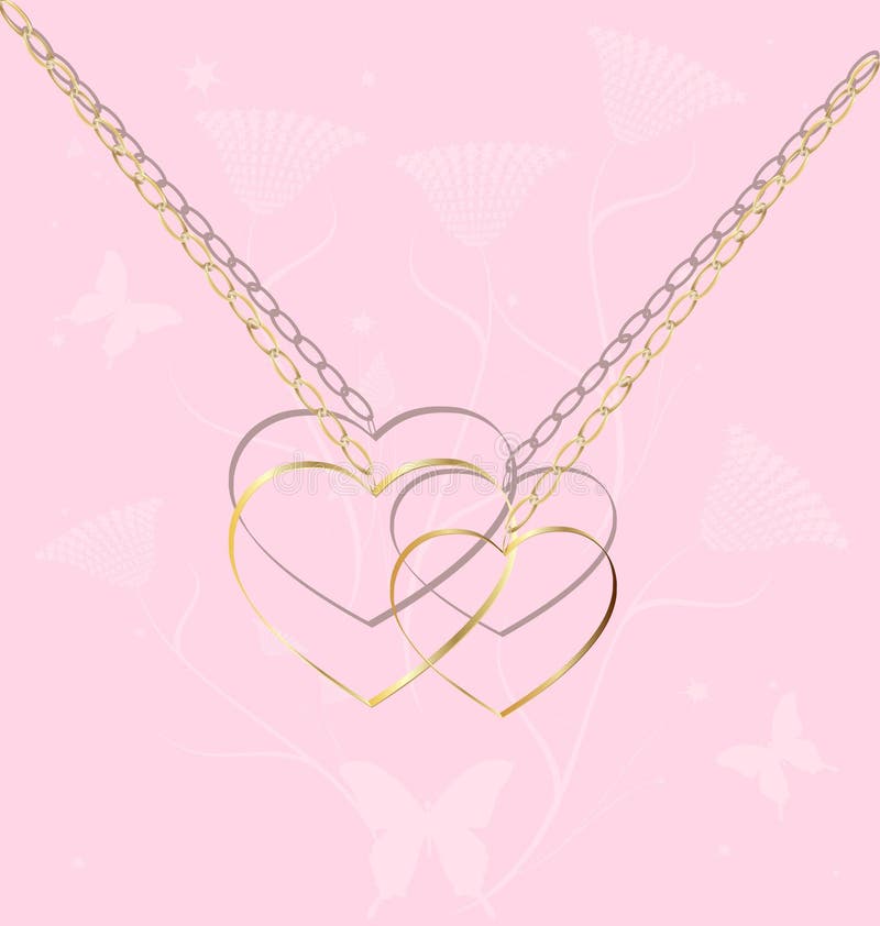 Valentine Invitation Card with Keys and Hearts Stock Vector ...