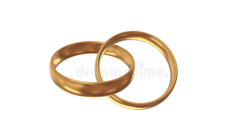 Golden Rings on Black Background with Shiny Small Particles Flying ...