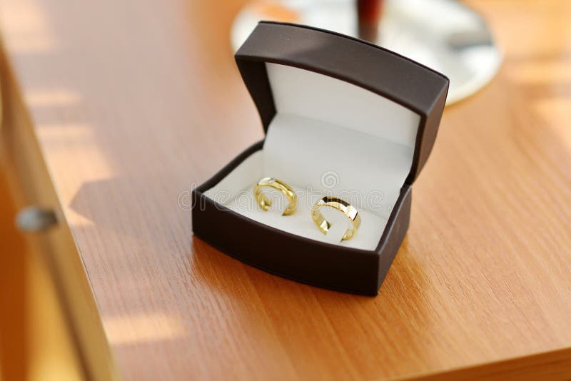 Two golden wedding rings stock photo. Image of shine - 26127874