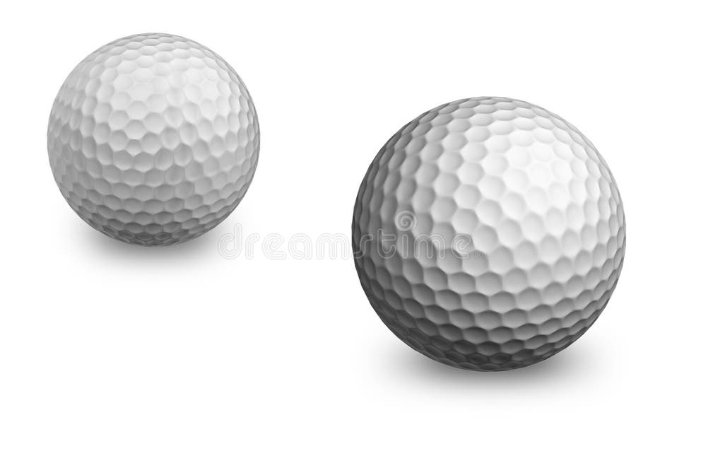 Two golf balls stock photo. Image of soft, focus, white - 3150766