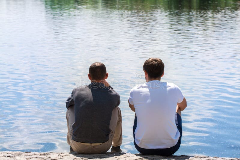 Two good friends stock photo. Image of outdoor, adult - 96806604