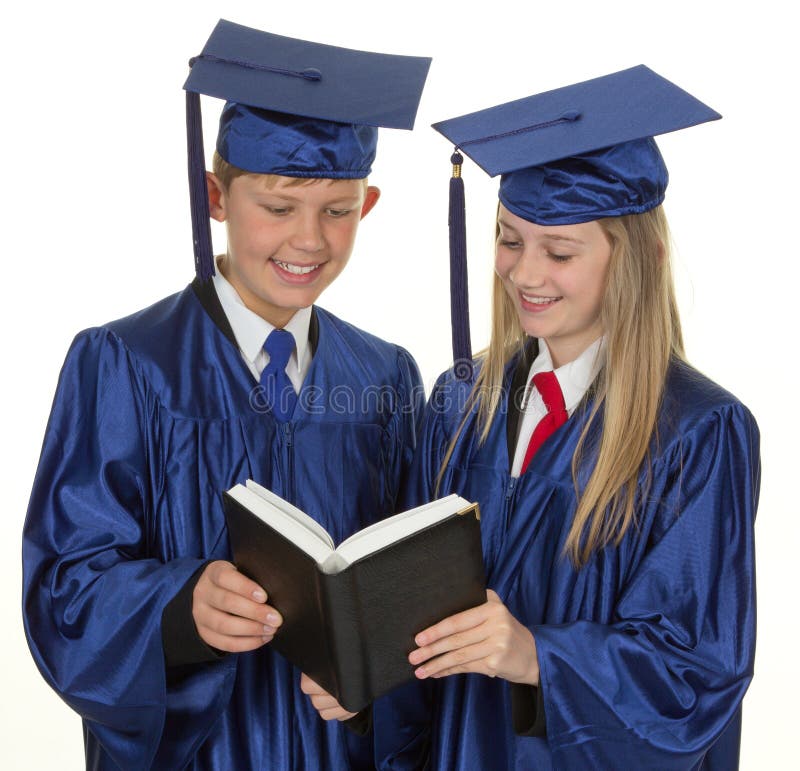 Thumbs up child graduate stock image. Image of college - 26193967